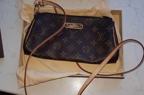 Kлатч Louis vuitton Eva monogram оригинал