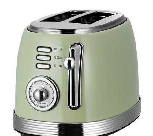 Тостер Qcooker Retro Toaster (зеленый) (CR-DSL01)