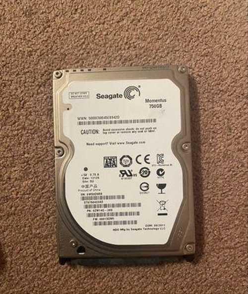 Жесткий диск seagate 750gb