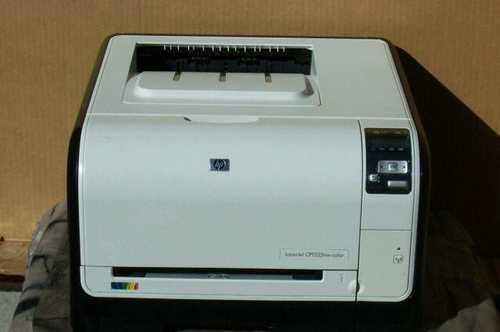 Принтер лазерный цветной HP ср1525n + картриджи