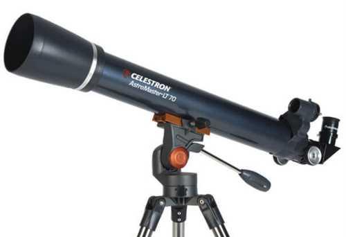 Телескоп Celestron AstroMaster LT 70 AZ + окуляры