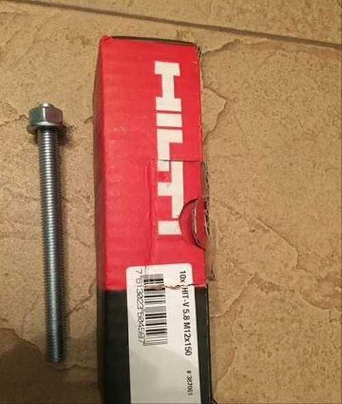 Анкерная шпилька hit v 5.8. Hilti крепеж.