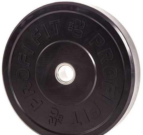 Диск для штанги каучуковый, profi-FIT D-51, 20 кг