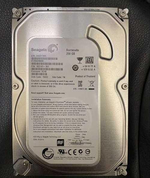 Hdd seagate 250gb