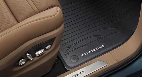 Комплект резиновых ковриков Porsche Cayenne E3