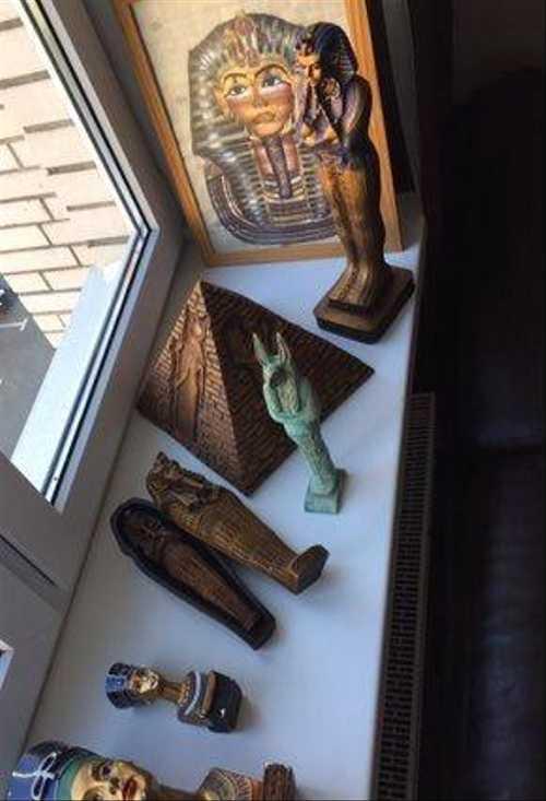 Египетские статуэтки, предметы декора
