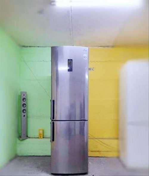 Холодильник металлик LG no frost высокий