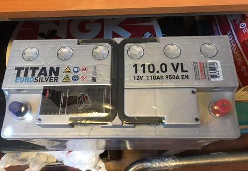 Аккумулятор titan euro silver 85 ah 12v пуск ток 800 а обратная полярность газель next