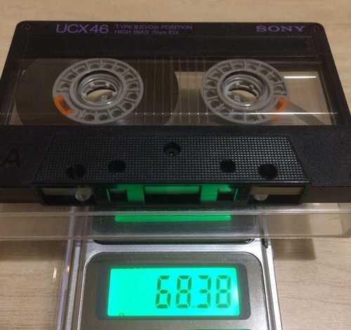 Аудиокассеты редкие Sony 46 с большими катками