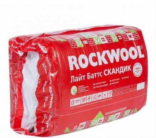 Rockwool скандик 50мм 5,76 кв.м (Роквул) арт.9