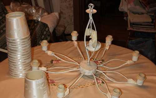 Люстра Blitz Leuchten стиль модерн и бра