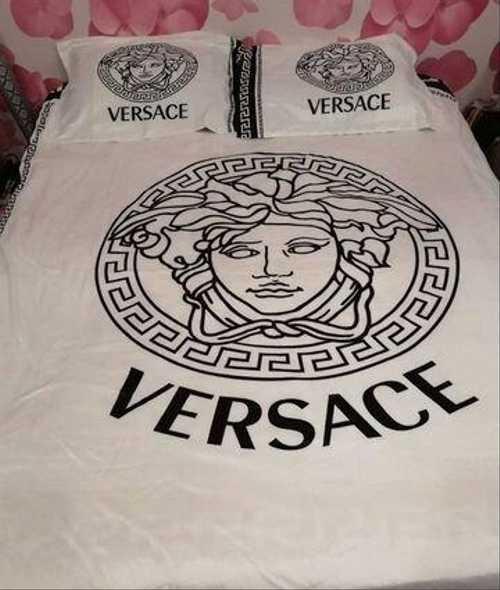 Белье постельное, покрывало versace