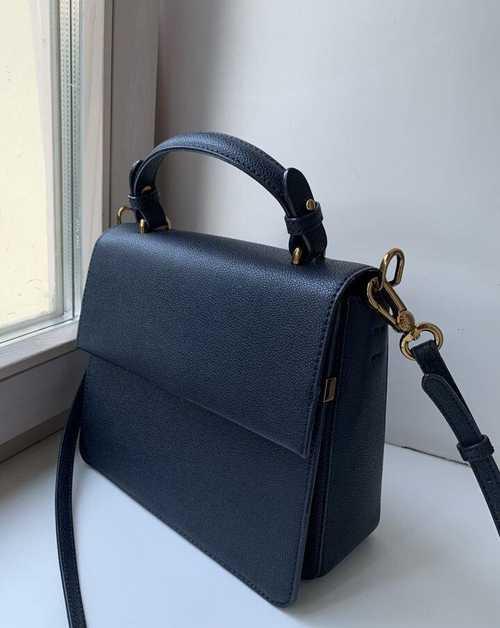 Новая темно синяя сумка бренда charles&keith