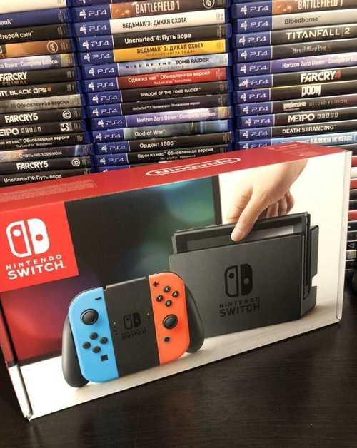Nintendo switch красный синий