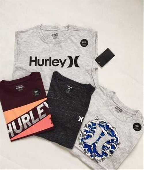Новые футболки Hurley 10-12 лет
