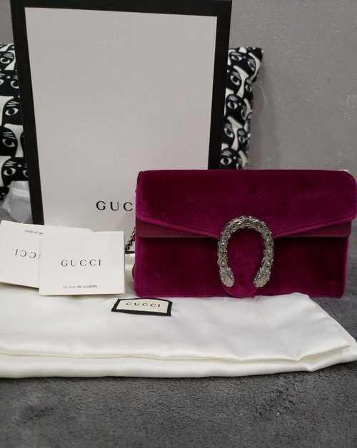 Сумка gucci dionysus mini velvet