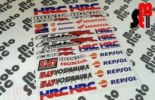 Стикер-пак. honda CBR RR HRC repsol №8