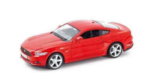 Машина металлическая RMZ City 1:32 Ford Mustang 2015 инерционная, красный, 12,7*5,08*3,75 см (554029-RD)