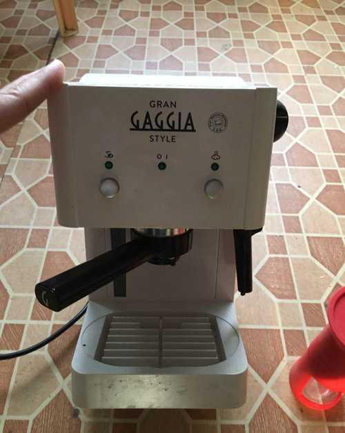 Кофеварка gran gaggia styl