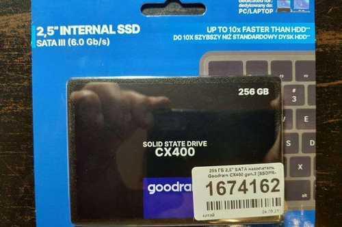 Жесткий диск ssd goodram 256Gb