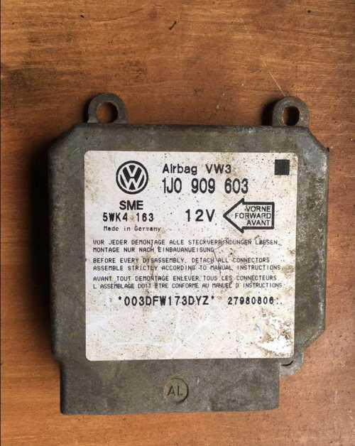 Блок SRS Airbag 1j0909603 Volkswagen Sharan 97