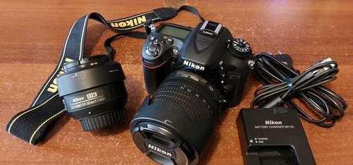 Nikon D7100 kit Nikkor 18-105mm + Nikkor 35mm