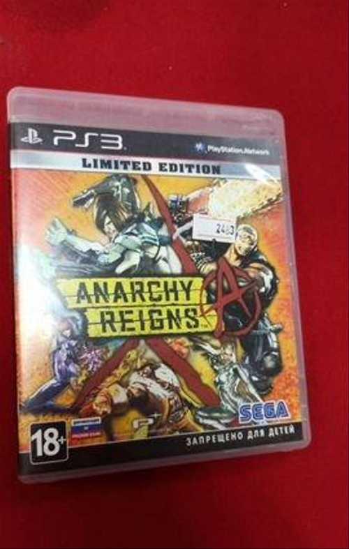 Диск Игра Anarchy Reigns Limited Edition для ps3