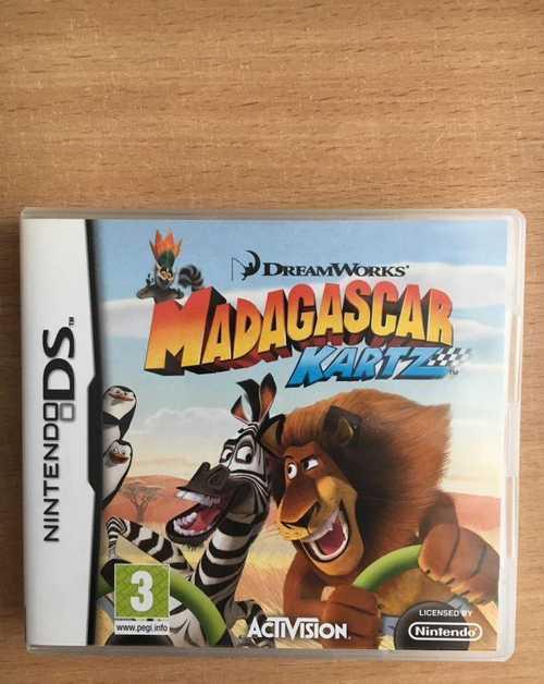Игра для NDS Madagascar Kartz