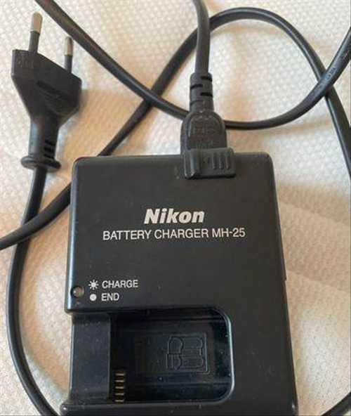 Зарядка nikon battery charger MH-25