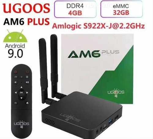 Ugoos AM6 Plus 4/32Gb (Android 9 TV Box)