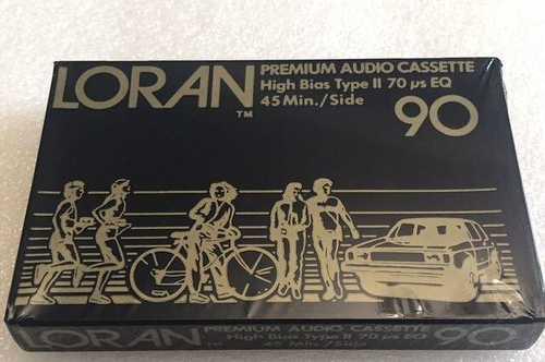 Аудиокассета Loran 90 Premium Type ll новая