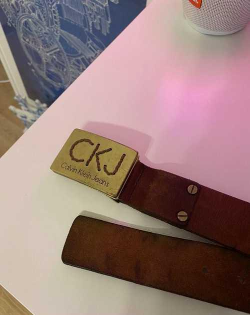 Ремень мужской Calvin Klein jeans (нат. кож.)