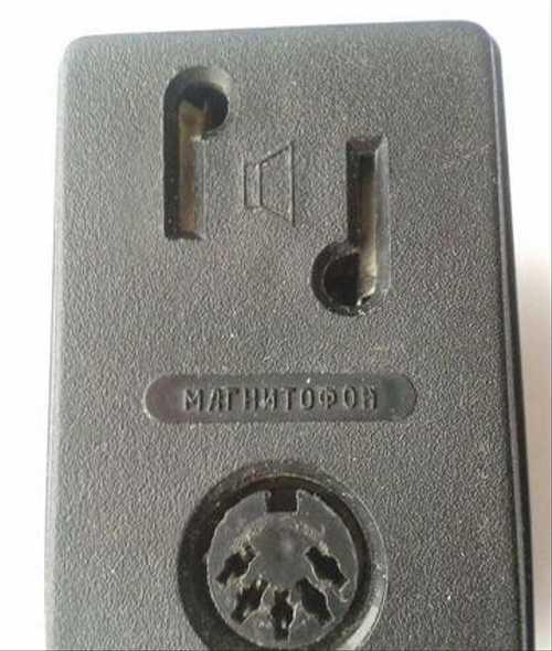 Винтажный переходник для кабеля магнитофона СССР