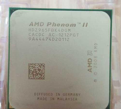 Amd phenom ii x4 965