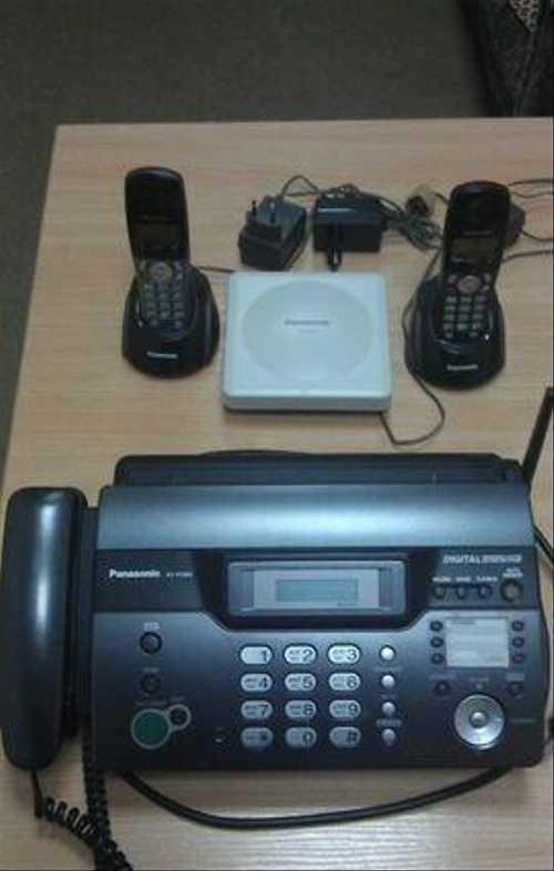 Телефон Panasonic, дополнительная трубка, репитер