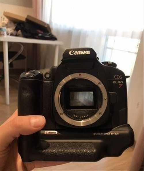 Фотоаппарат canon eos elan 7 с зарядным блоком