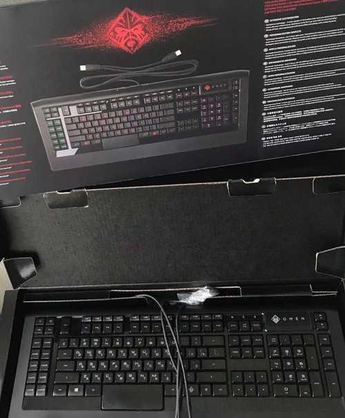 Игровая клавиатура HP omen SteelSeries (X7Z97AA)