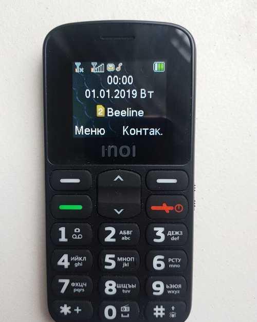 Мобильный телефон inoi 107B для пожилых