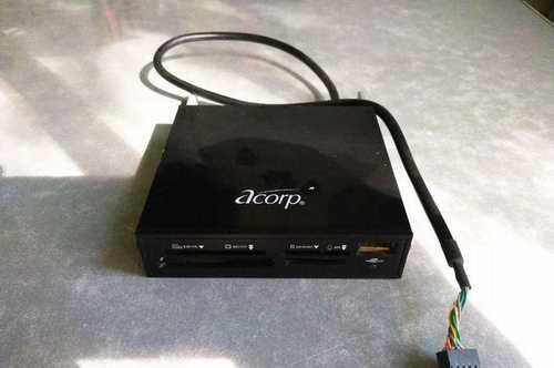 Внутренний картридер Acorp Crip200-B