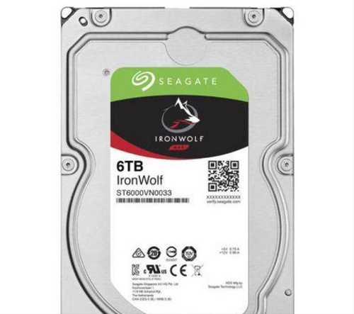 6TB HDD seagate ironwolf для Chia майнинг новый