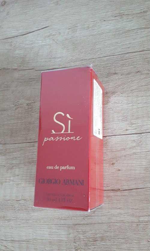 Парфюмерная вода Armani Si Passion 30ml