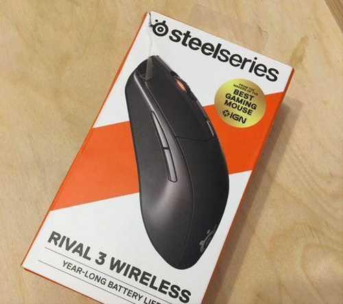 Беспроводная компьютерная мышь steelseries rival 3