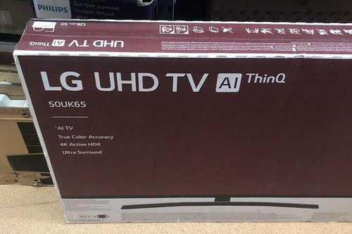 Телевизор lg 50uk6510plb