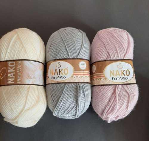 Пряжа Nako Pure wool