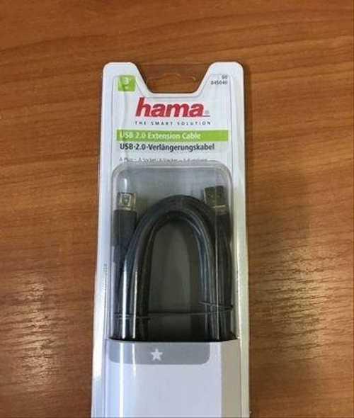 Кабель-удлинитель Hama H-45040 USB A(m) USB A(f)
