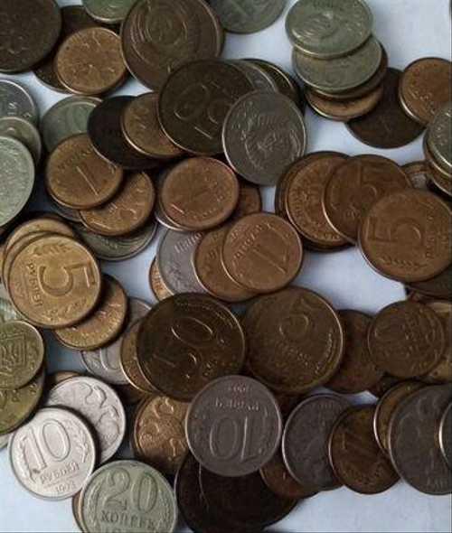 Коллекция монет 130 шт