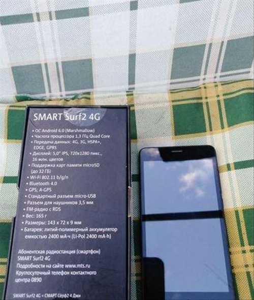 Телефон МТС smart surf2 4G