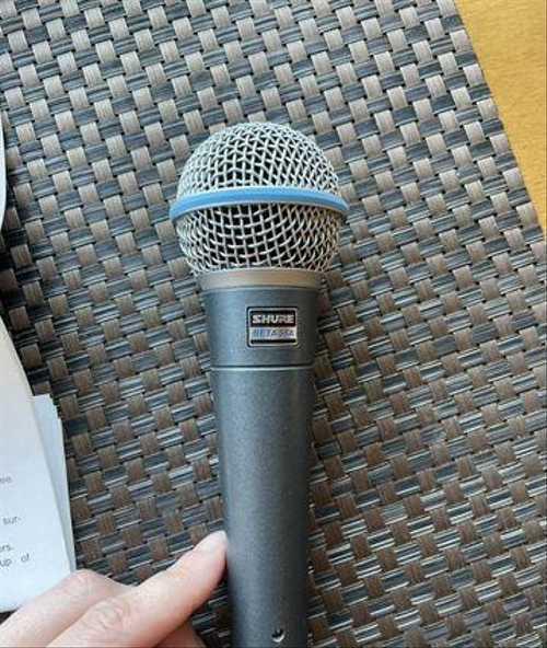 Микрофон студийный shure beta 58 A