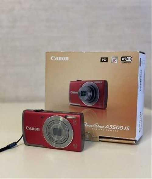 Canon PowerShot A3500 IS Red