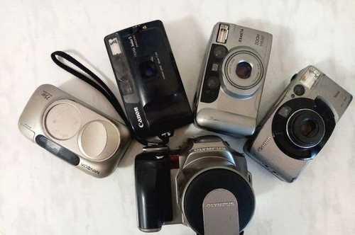 Компактные пленочные фотоаппараты Minolta, Canon